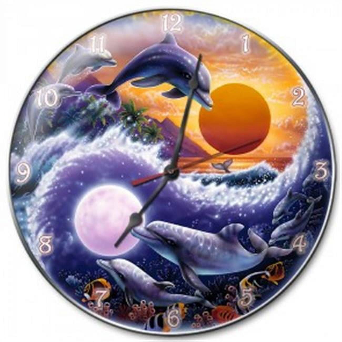 Steve Sundram Art SUN032 14 in. Circle Of Life Clock - Walmart.com