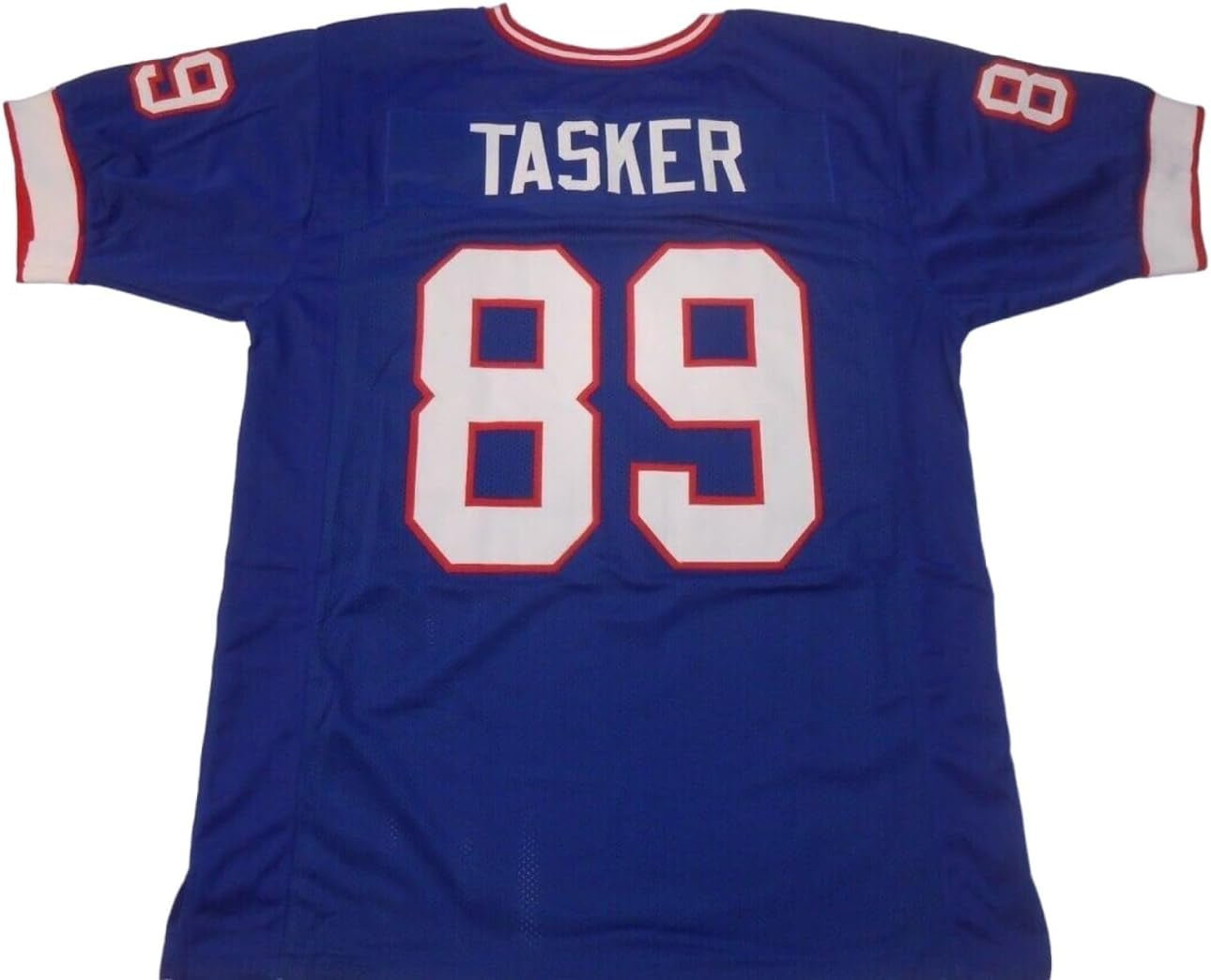 Steve Tasker Custom Jersey Stitched Blue Football New No Brand/Logos ...
