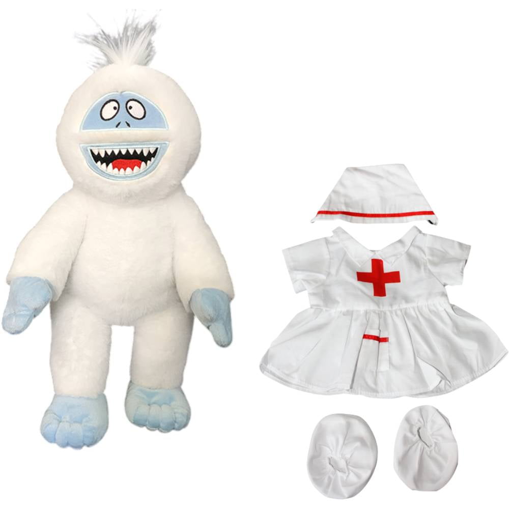 Steve The Snowbeast Dressed As A Nurse - 16 Inch Snowman Plush Toy In ...