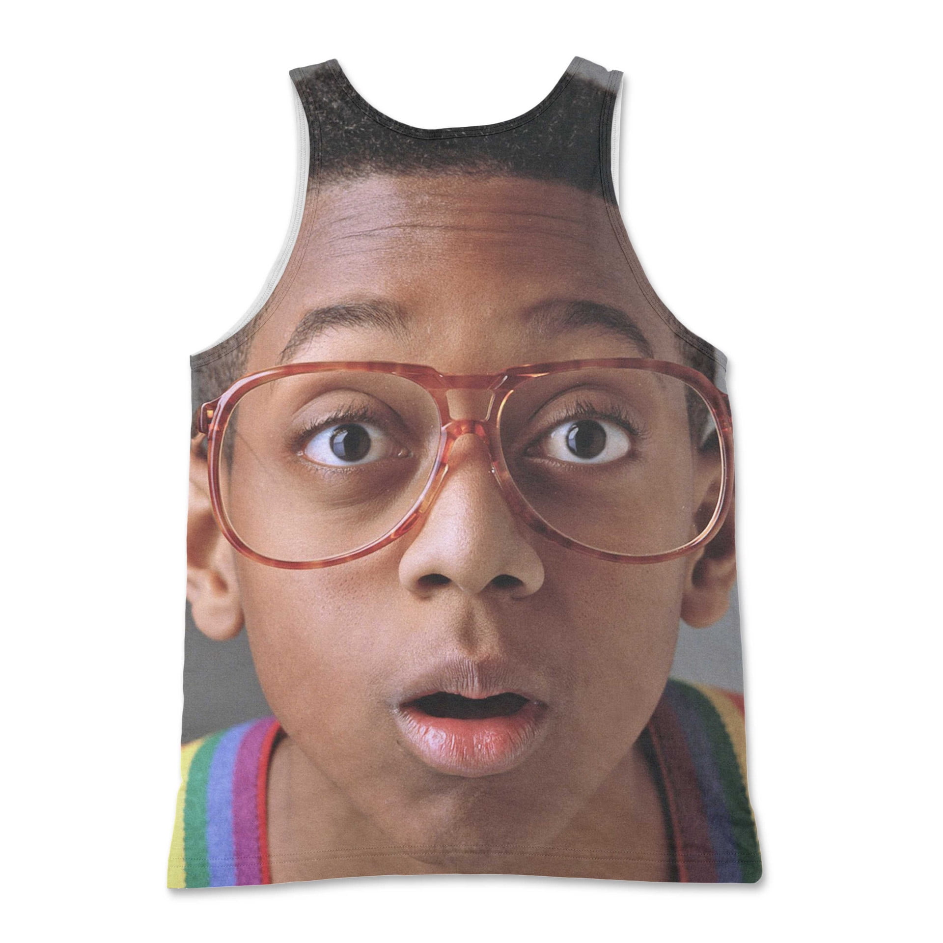 Steve Urkel Big Face Tank Top - Walmart.com