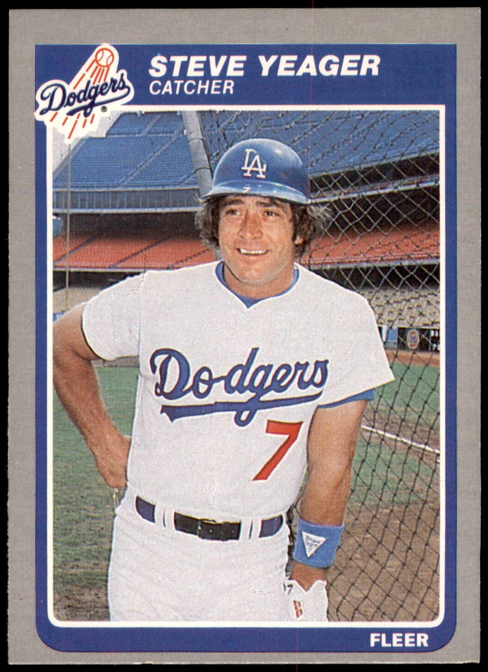 Steve Yeager #390 1985 Fleer - Walmart.com