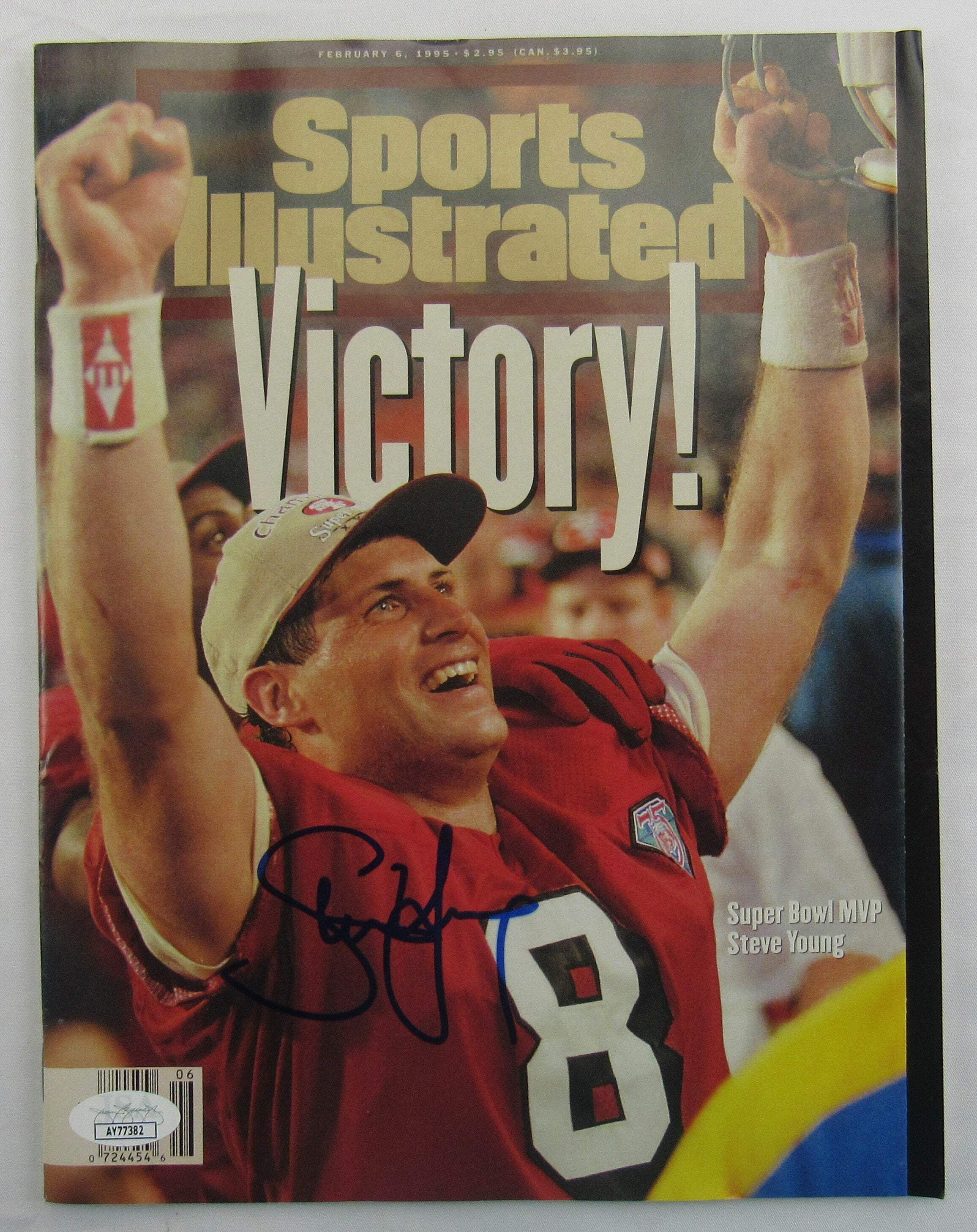 Steve Young Signed Auto Autograph Sports Illustrated JSA AY77382 ...