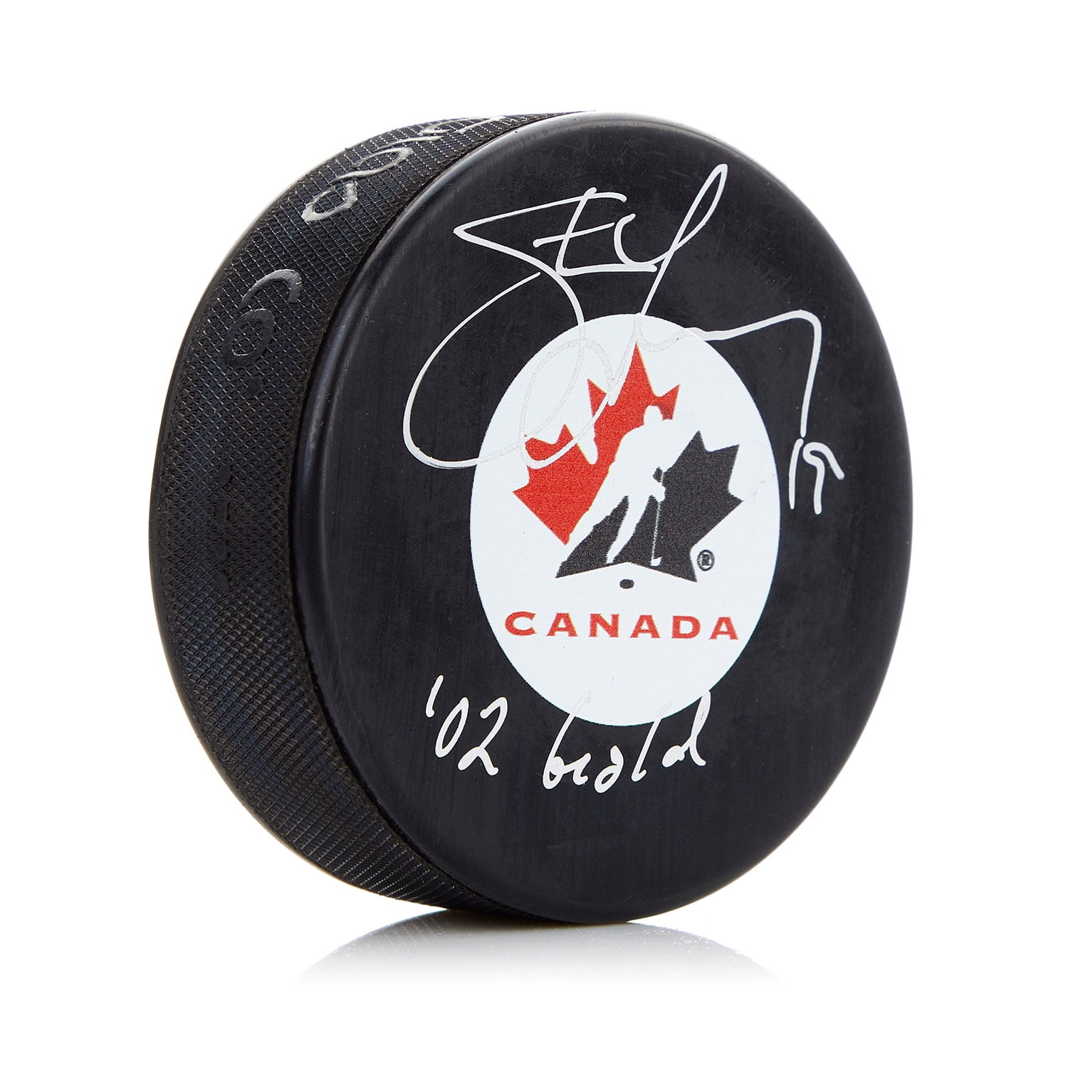 Steve Yzerman Signed Puck - Team Canada w 02 Gold - Walmart.com