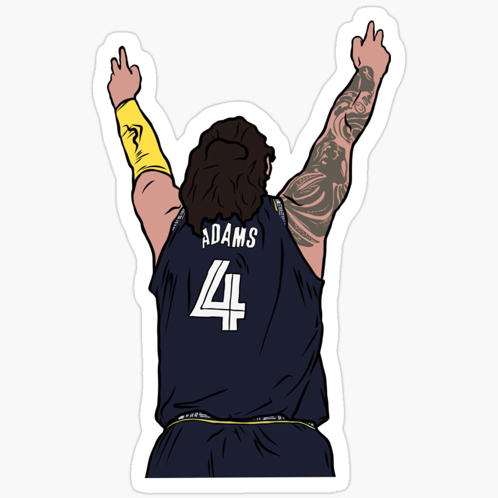 Steven Adams Celebration Sticker Phone Decal Water Bottle Stickers Car ...