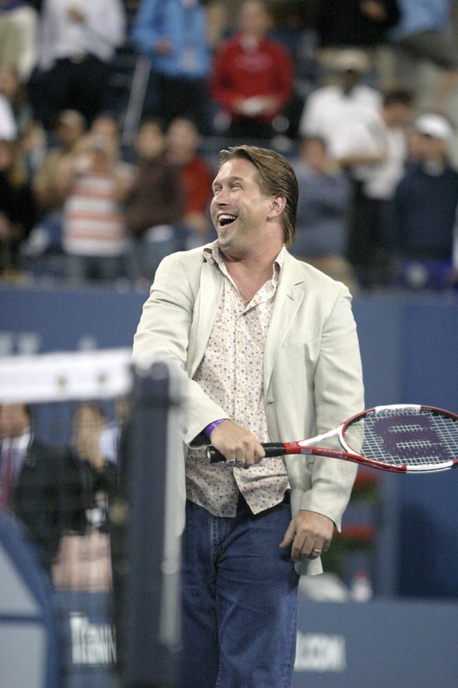 Steven Baldwin Inside For U.S. Open Tennis Tournament, Arthur Ashe ...