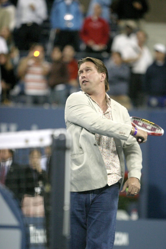 Steven Baldwin Inside For U.S. Open Tennis Tournament, Arthur Ashe ...