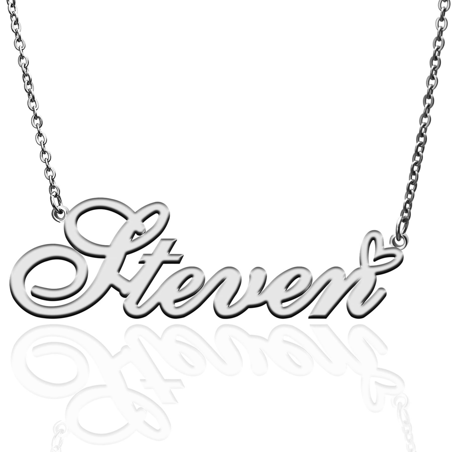 Steven Custom Name Necklace Customized Personalized Plated Name ...