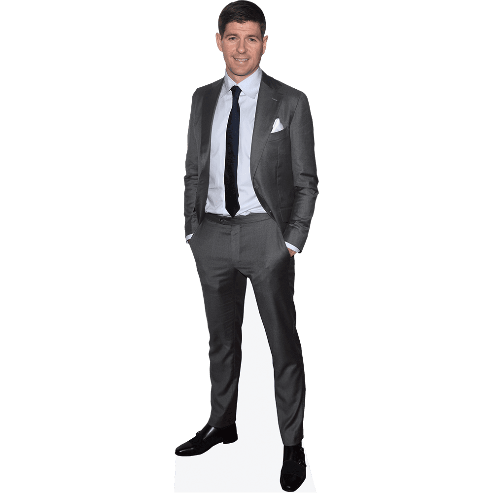 Steven Gerrard (Grey Suit) Mini Cardboard Cutout Standee - Walmart.com