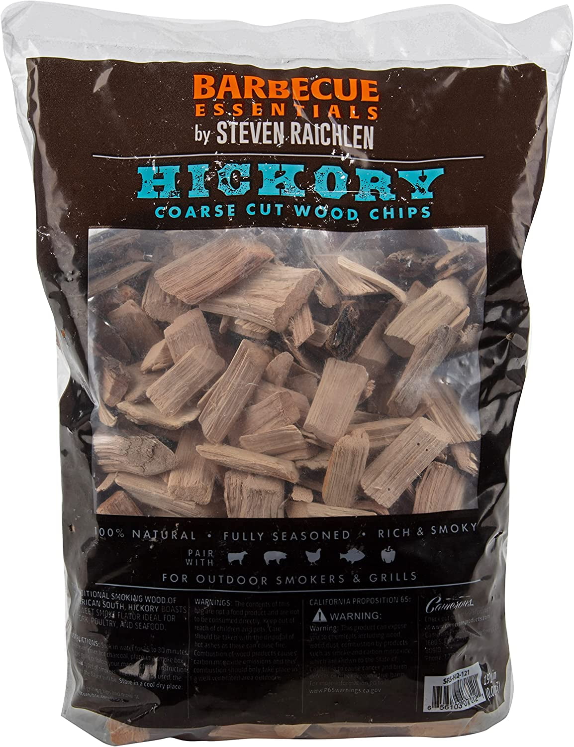 Steven Raichlen Smoking Chips - (Hickory) - 2 Pound Bag Barbecue Chips ...