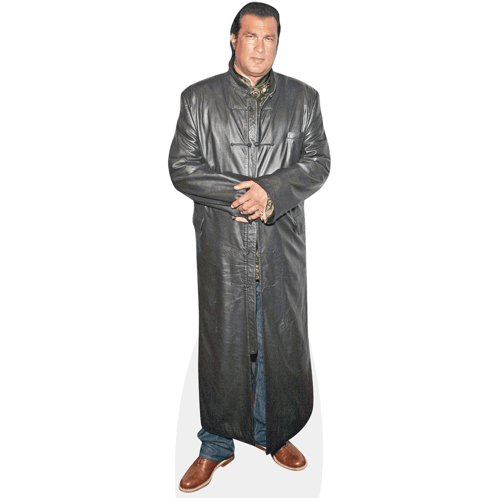 Steven Seagal (Coat) Lifesize Cardboard Cutout Standee - Walmart.com