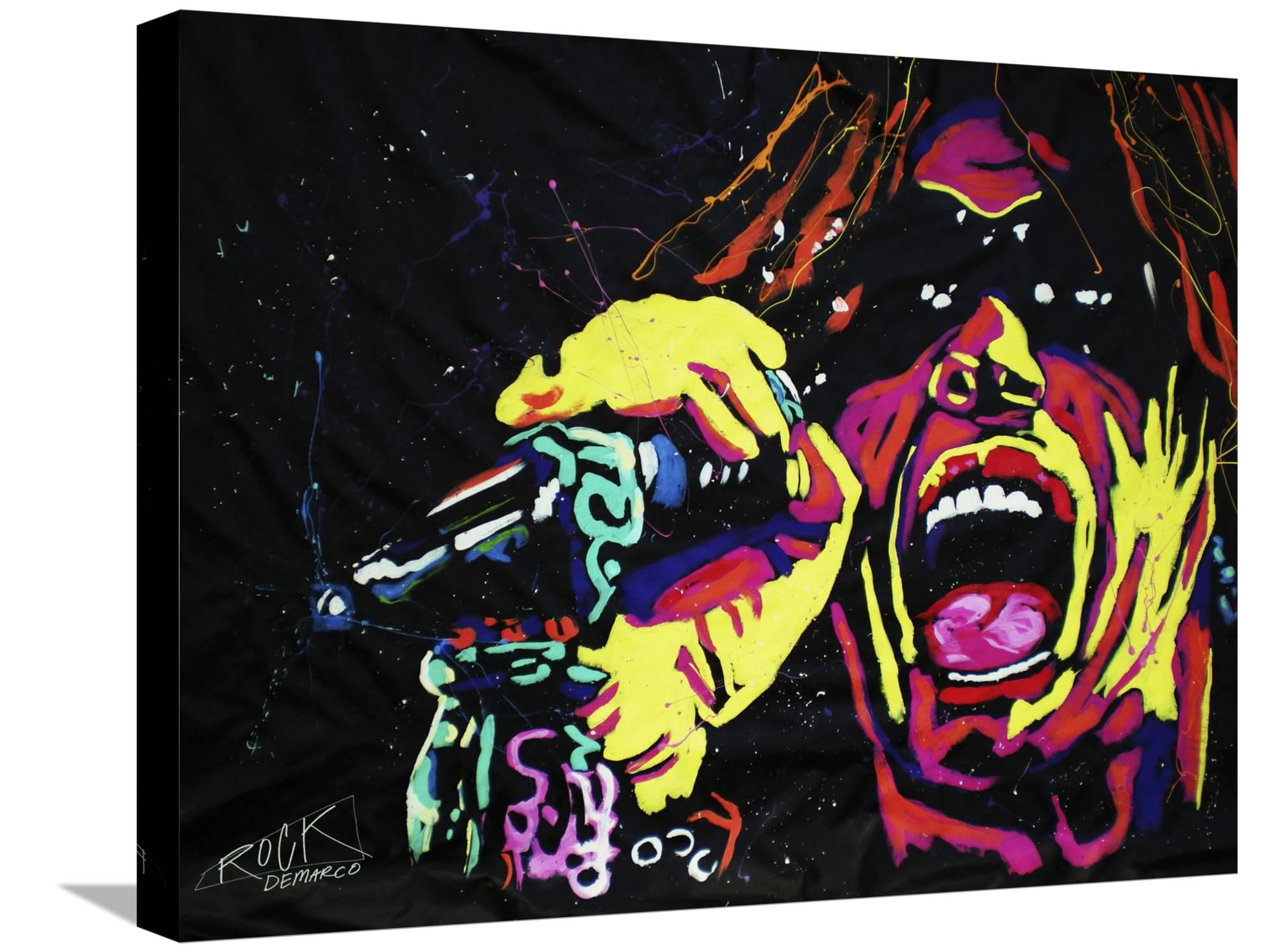 Art.com Steven Tyler 001 Stretched Canvas Print Wall Art by Rock ...