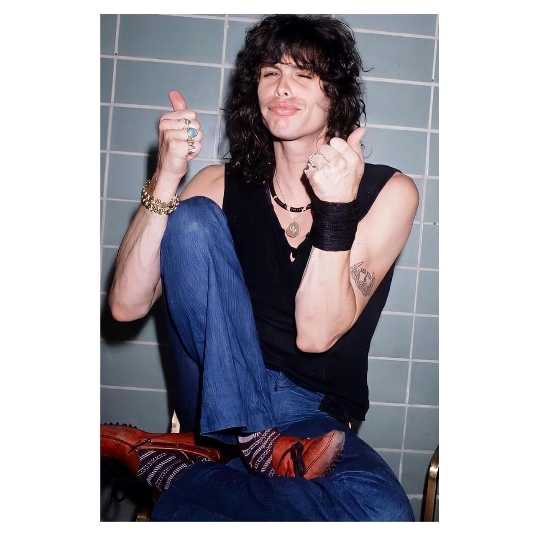 Steven Tyler Aerosmith 1978 Poster Classic Music Rock Star 70s Iconic Music Band Wall Art Print ...