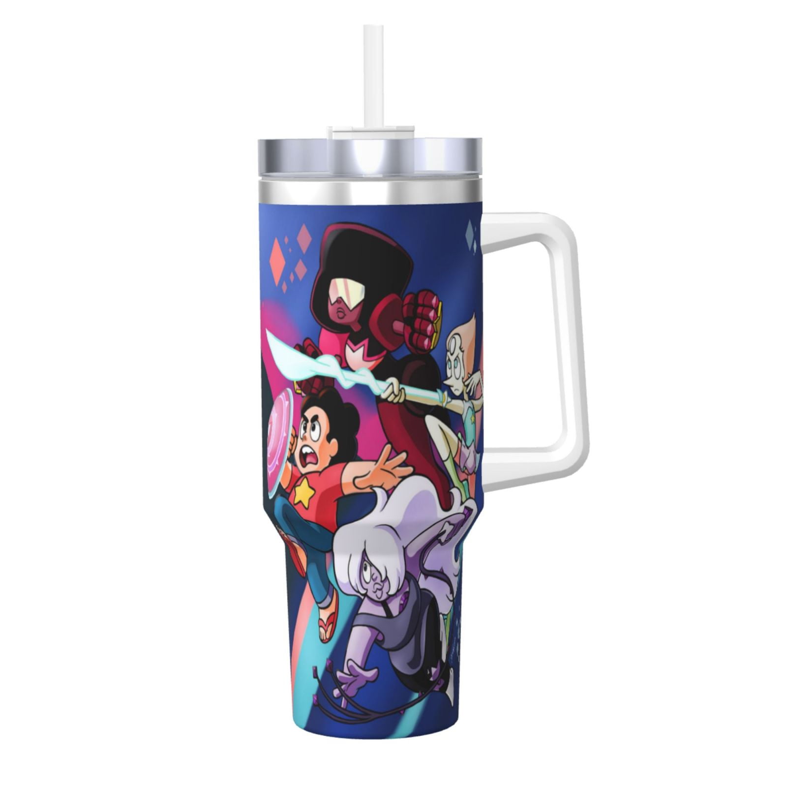 Steven Universe 40oz Ice Bully With Handle And Straw Stainless Steel ...