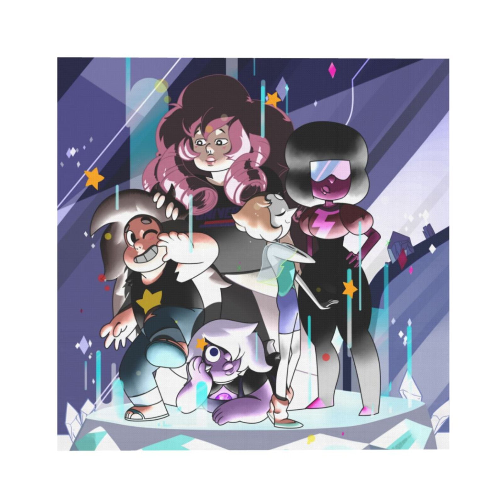 Steven Universe Animation Canvas Decorative Poster Square Unframe Wall ...
