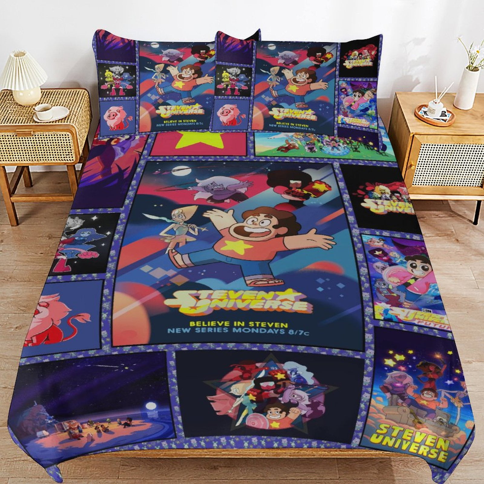 Steven Universe Bed Duvet Cover Microfiber Bedding Sets 3D Printed ...