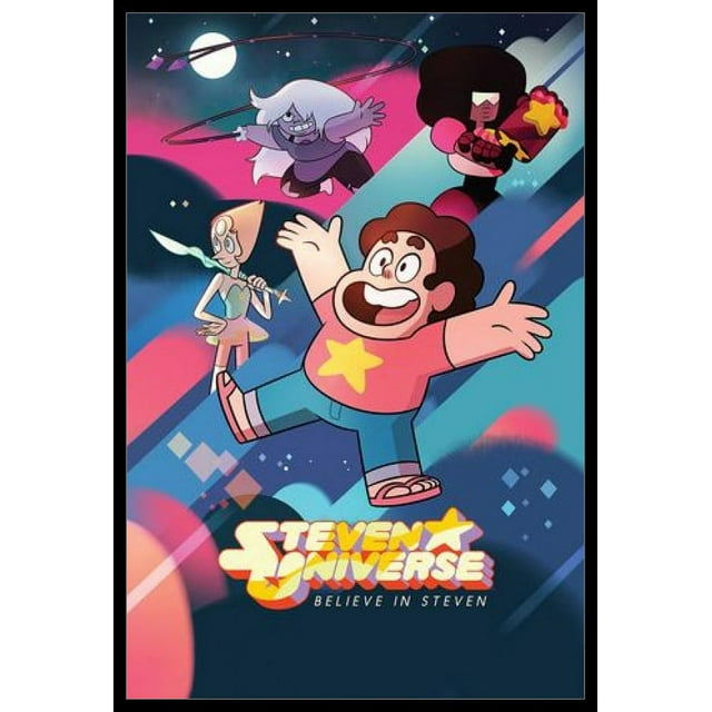 Steven Universe Cartoon Laminated & Framed Poster (24 x 36) - Walmart.com