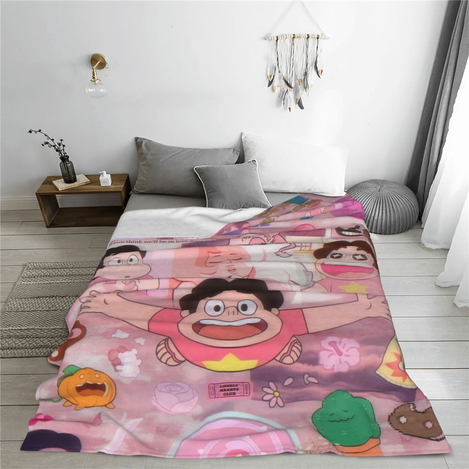 Steven Universe Cartoon Printing Throw Blanket, All Seasons Flannel ...