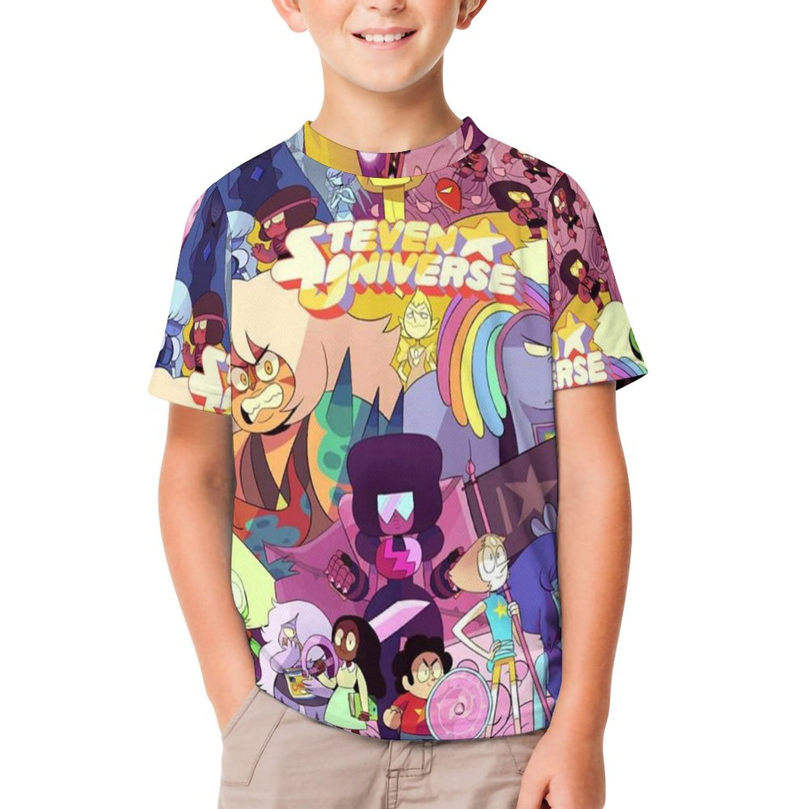 Steven Universe Children's T-shirt Summer Cool Tee Tops Short Sleeve ...