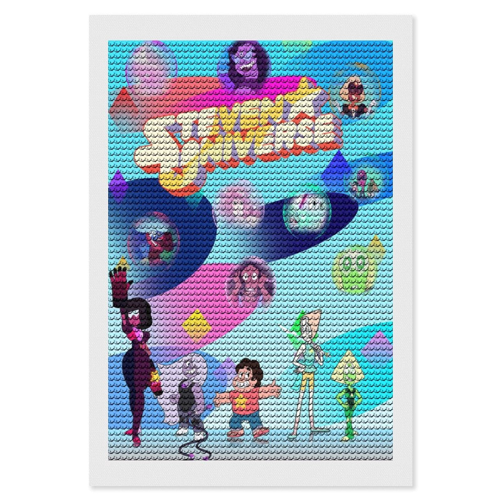 Steven Universe Diamond Art Painting for Adult, DIY Full Round 5D ...