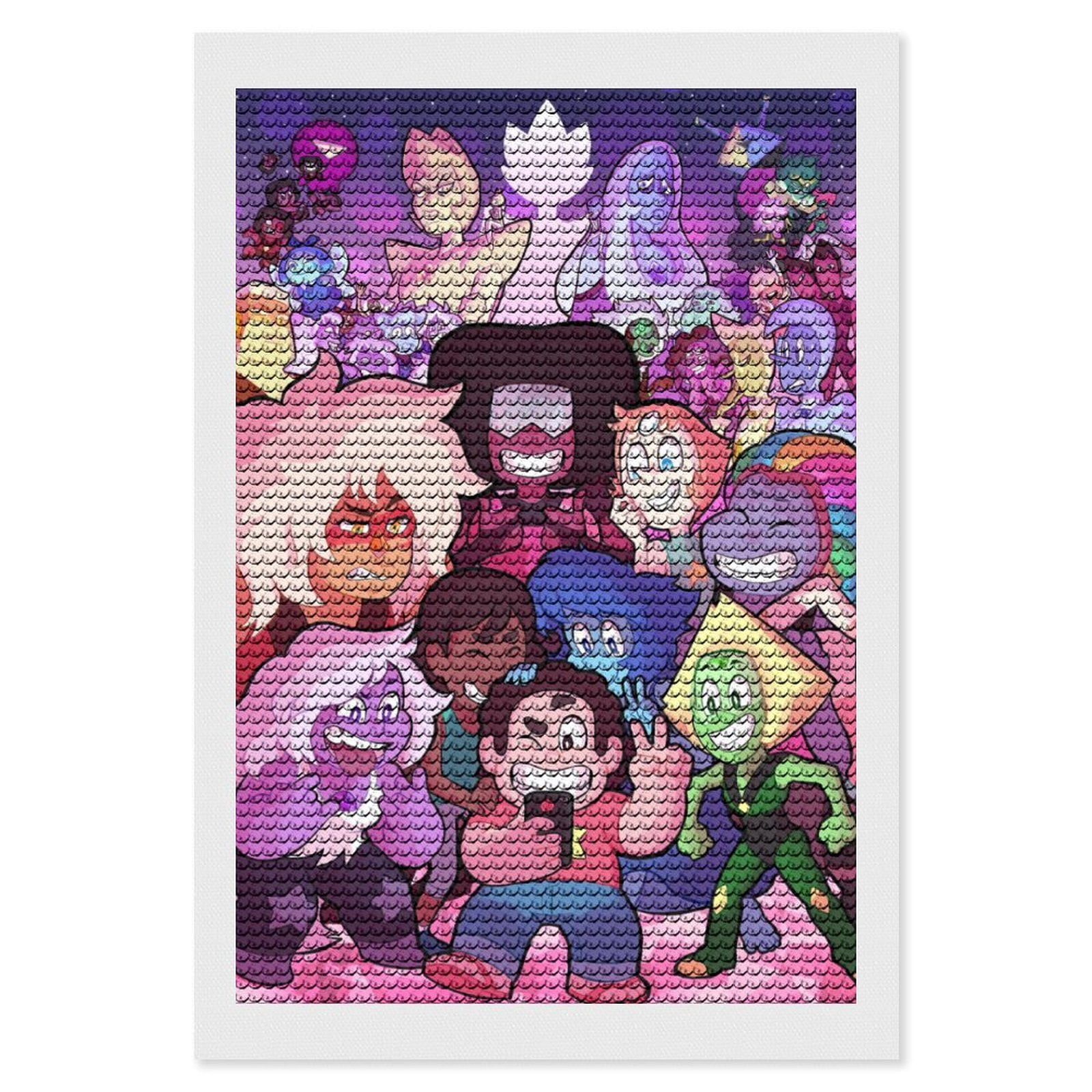 Steven Universe Diamond Art Painting for Adult, DIY Full Round 5D ...