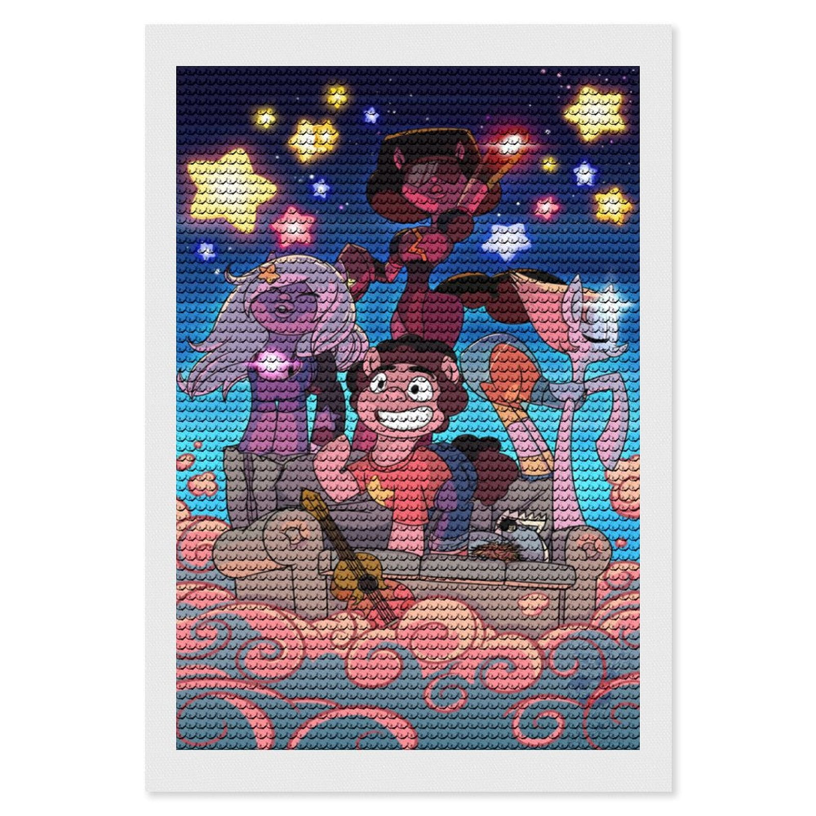 Steven Universe Diamond Art Painting for Adult, DIY Full Round 5D ...