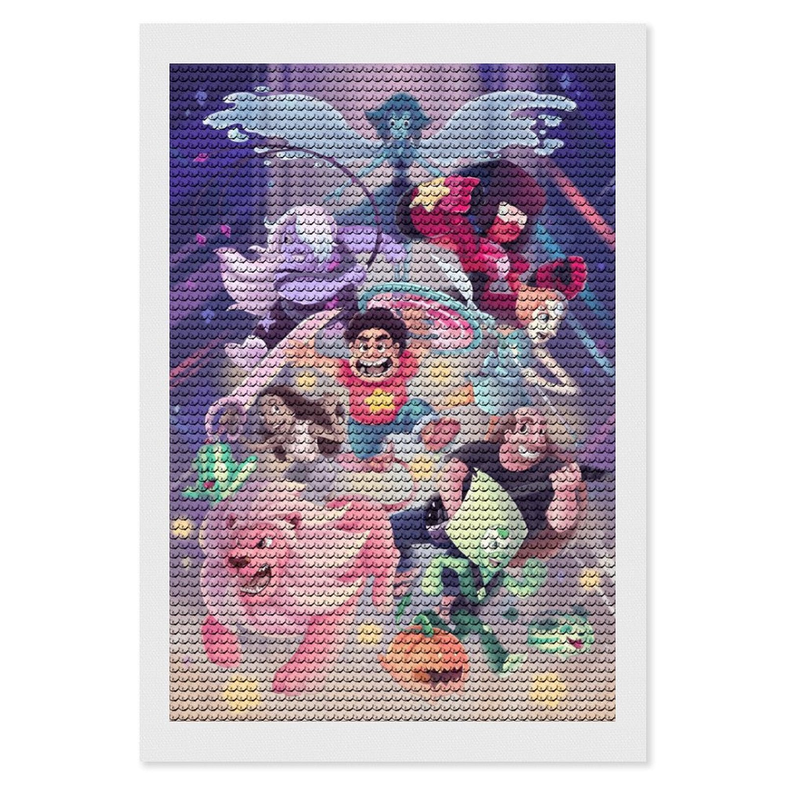 Steven Universe Diamond Art Painting for Adult, DIY Full Round 5D ...