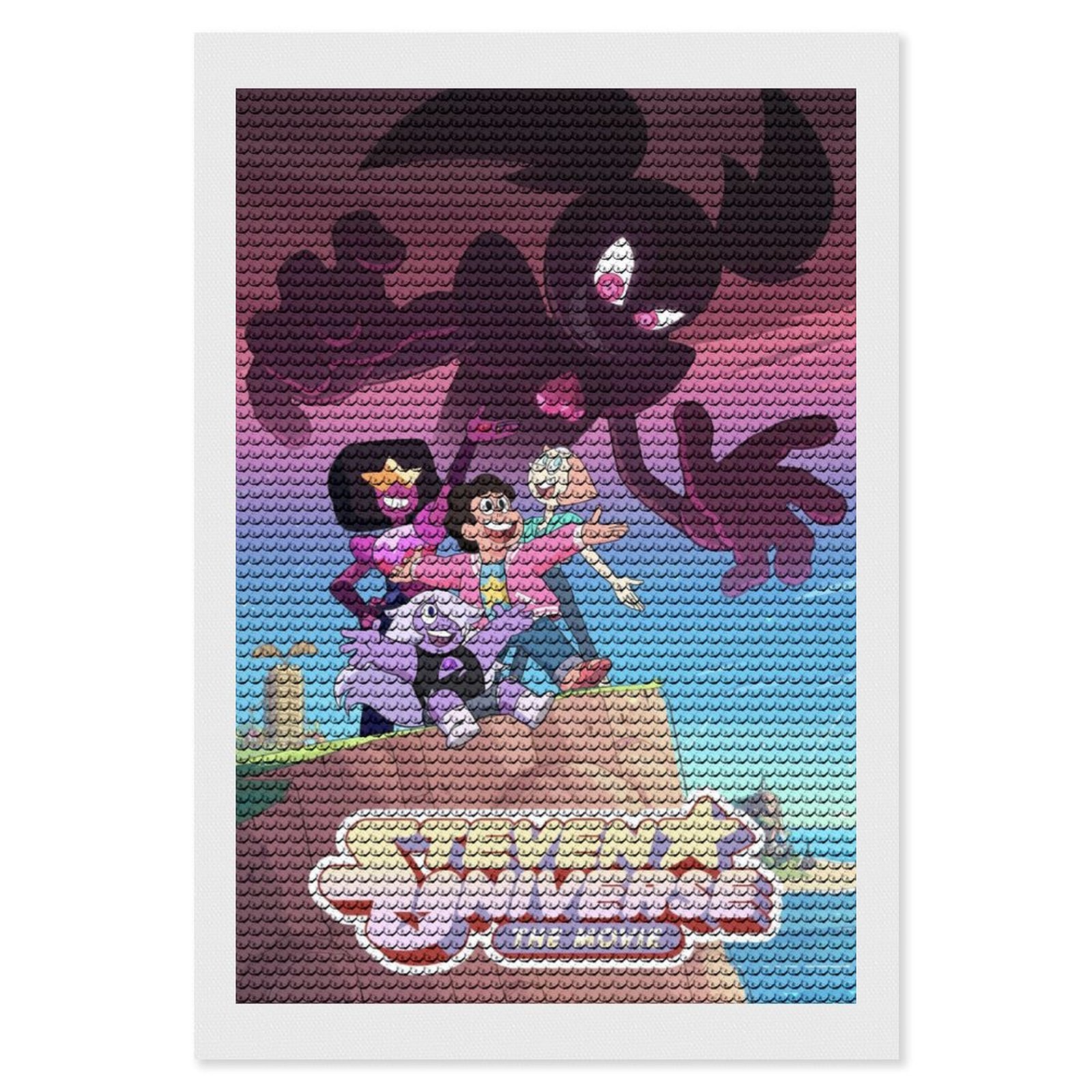 Steven Universe Diamond Art Painting for Adult, DIY Full Round 5D ...