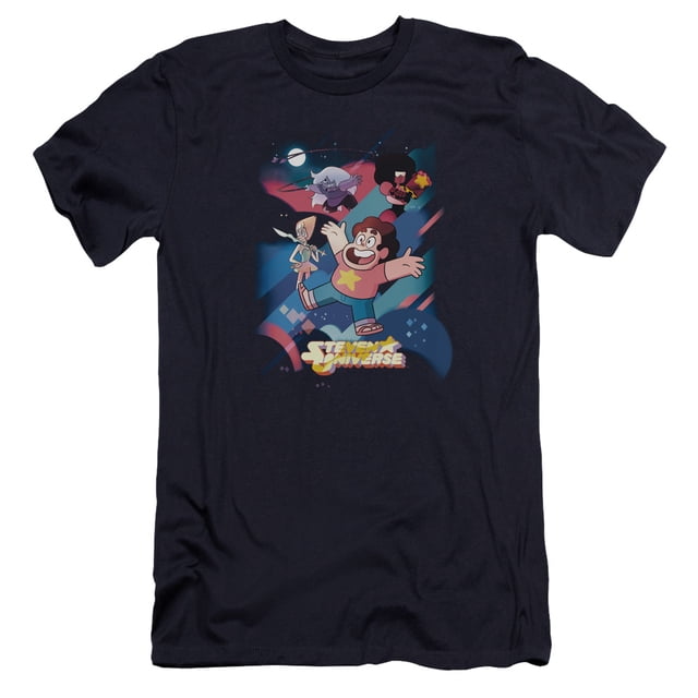 Steven Universe - Group Shot - Premium Slim Fit Short Sleeve Shirt ...