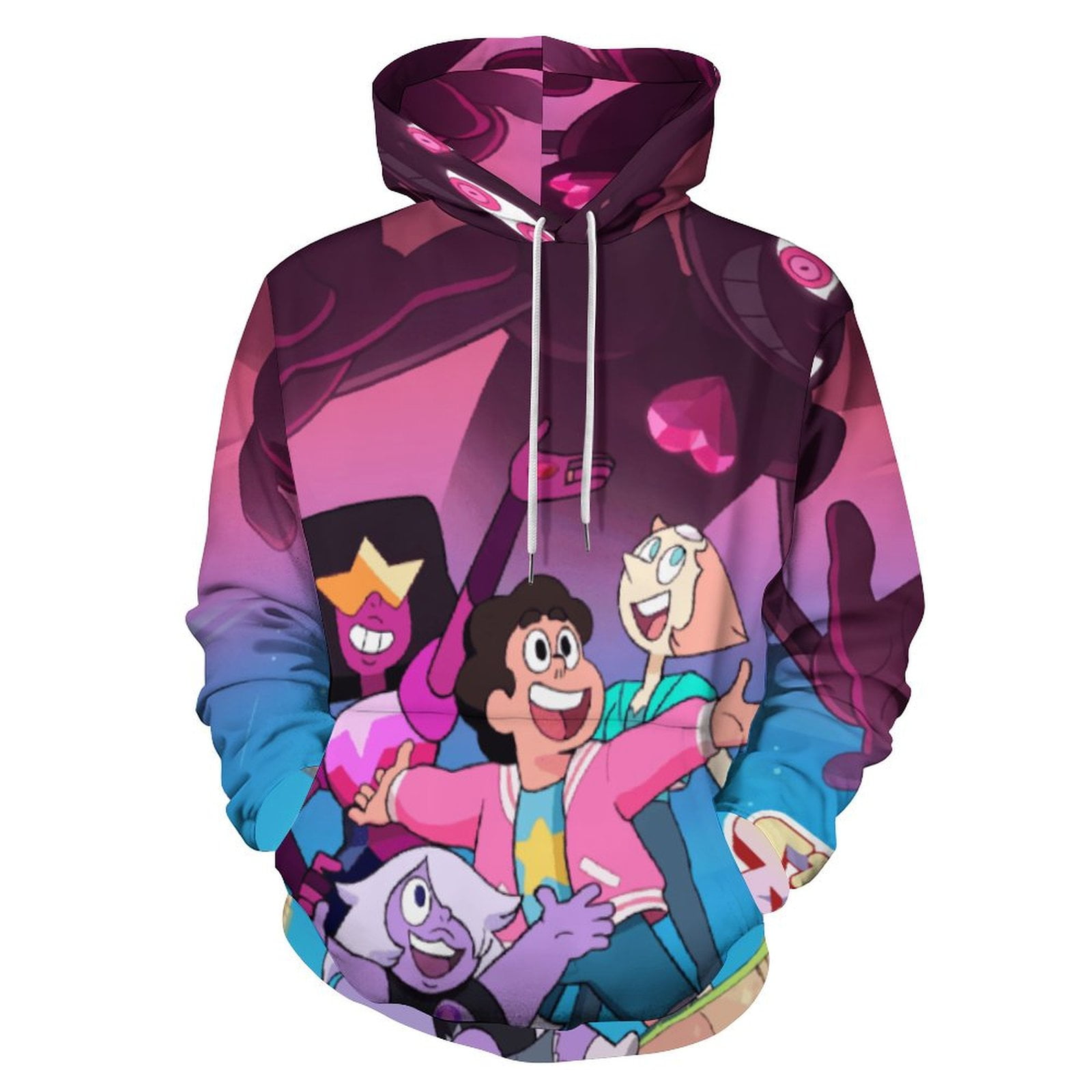 Steven Universe Hoodie 3D Print Pullover Hooded Long Sleeve Sweatshirts ...