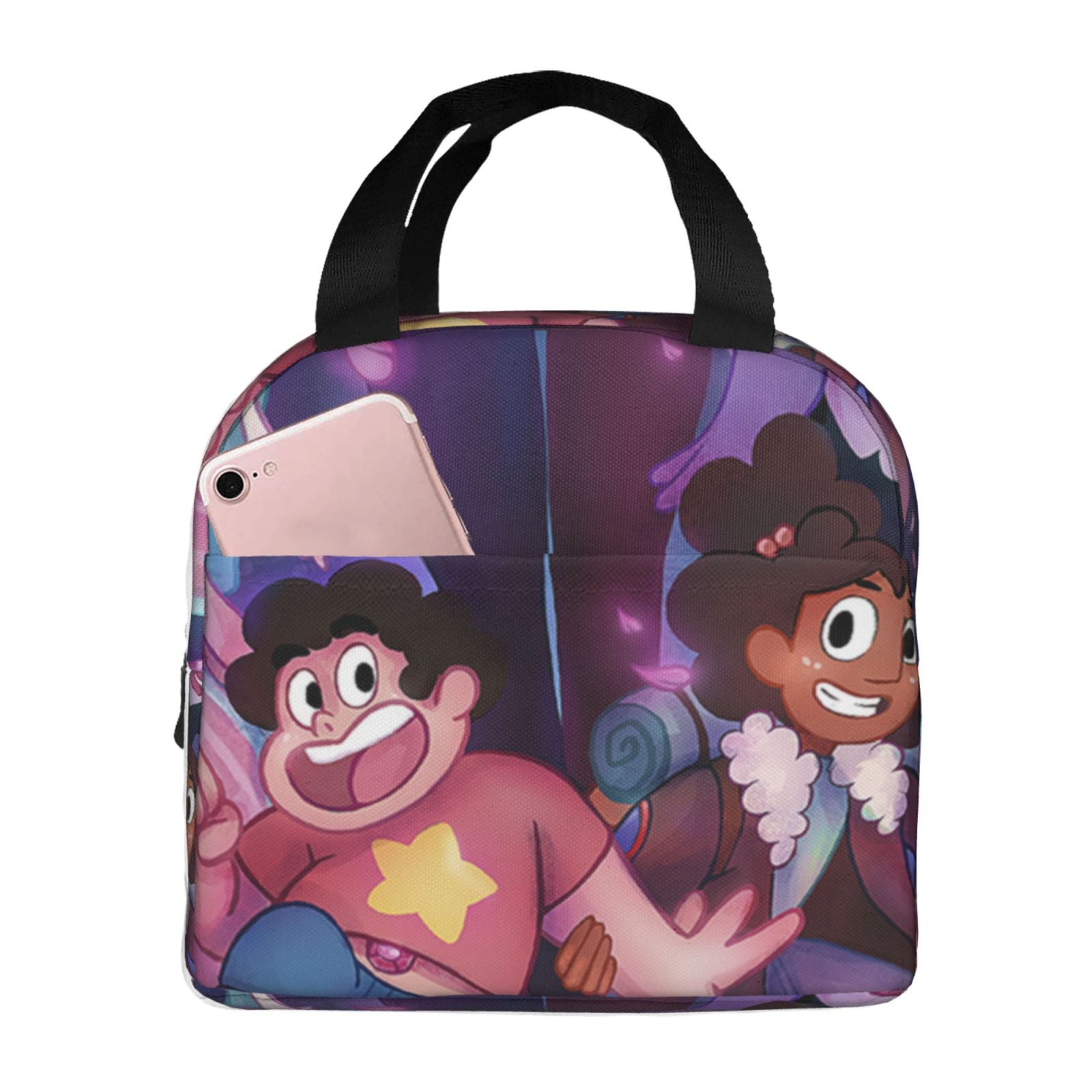 Steven Universe Insulated Lunch Bag Portable Lunchbag Reusable Thermal Cooler Bento Bag Picnic ...