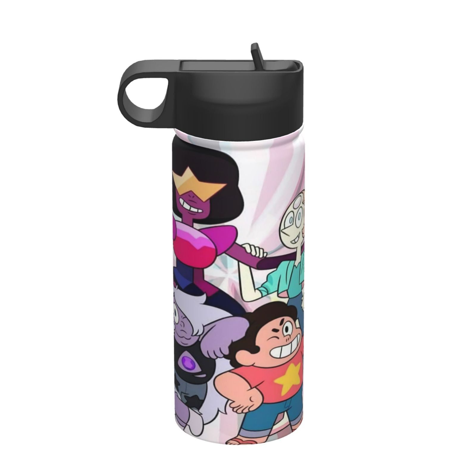 Steven Universe Insulated Water Bottle, 18oz Vacuum Stainless Steel Sports Kettle With Straw Lid ...