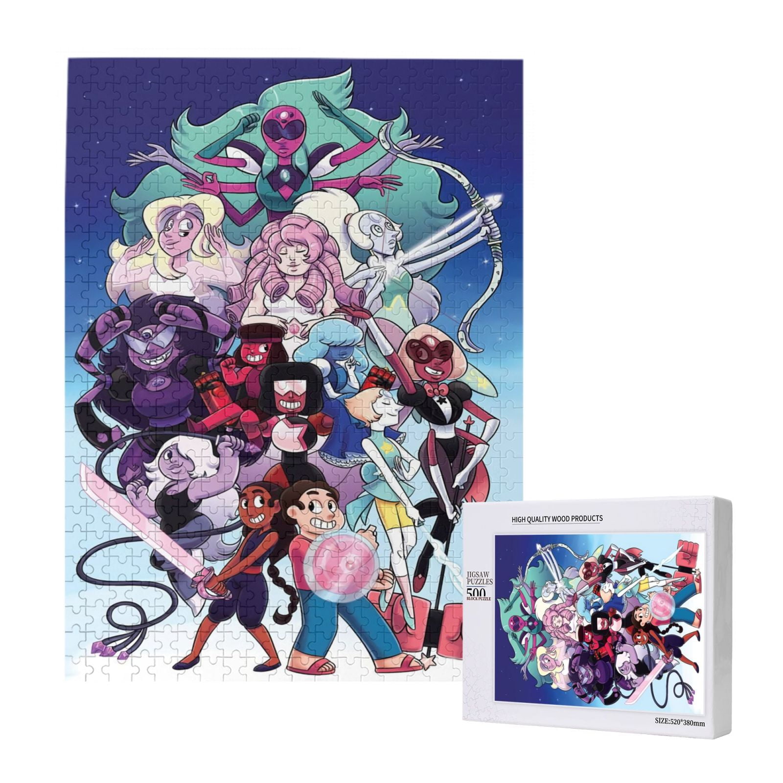 Steven Universe Jigsaw Puzzle 300 500 1000 Piece Colorful Puzzles Gifts for Teens Kids Adults ...