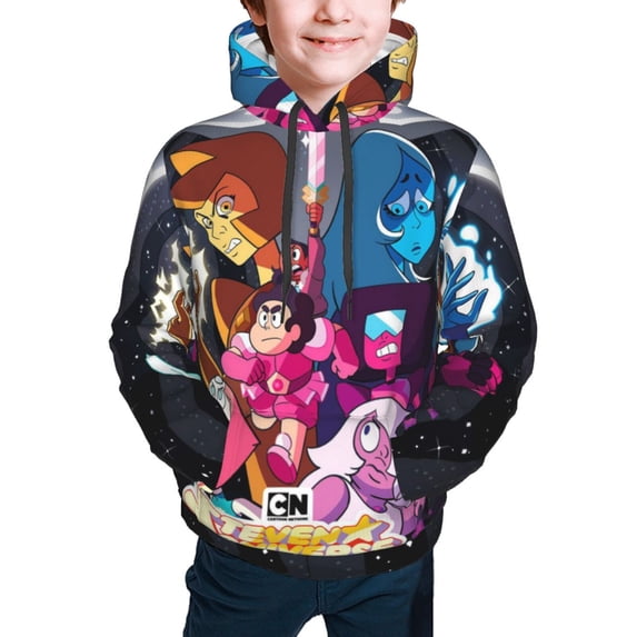 Steven Universe Kids Hoodie 3D Print Pullover Hooded Long Sleeve ...