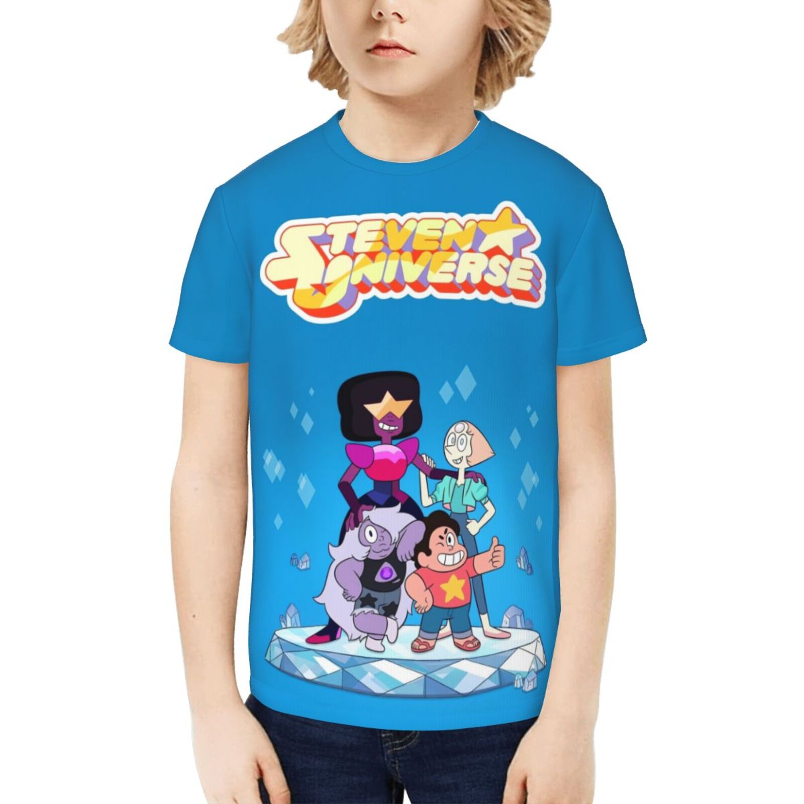 Steven Universe Kids T-Shirt 3d Printed Graphic T-Shirts Boys And Girls ...