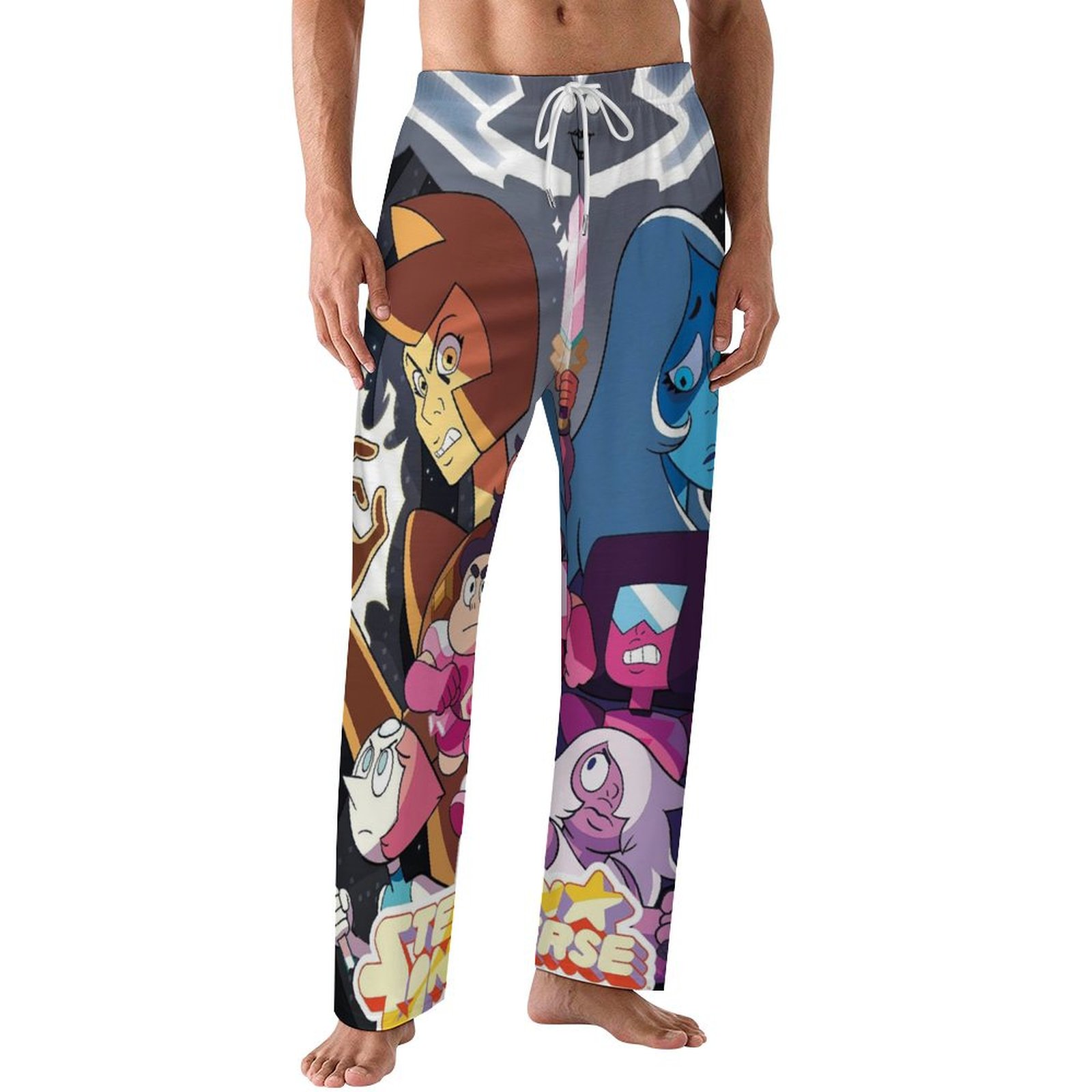 Steven Universe Men Pajama Pants Bottoms Lounge Pants Elastic Waist ...