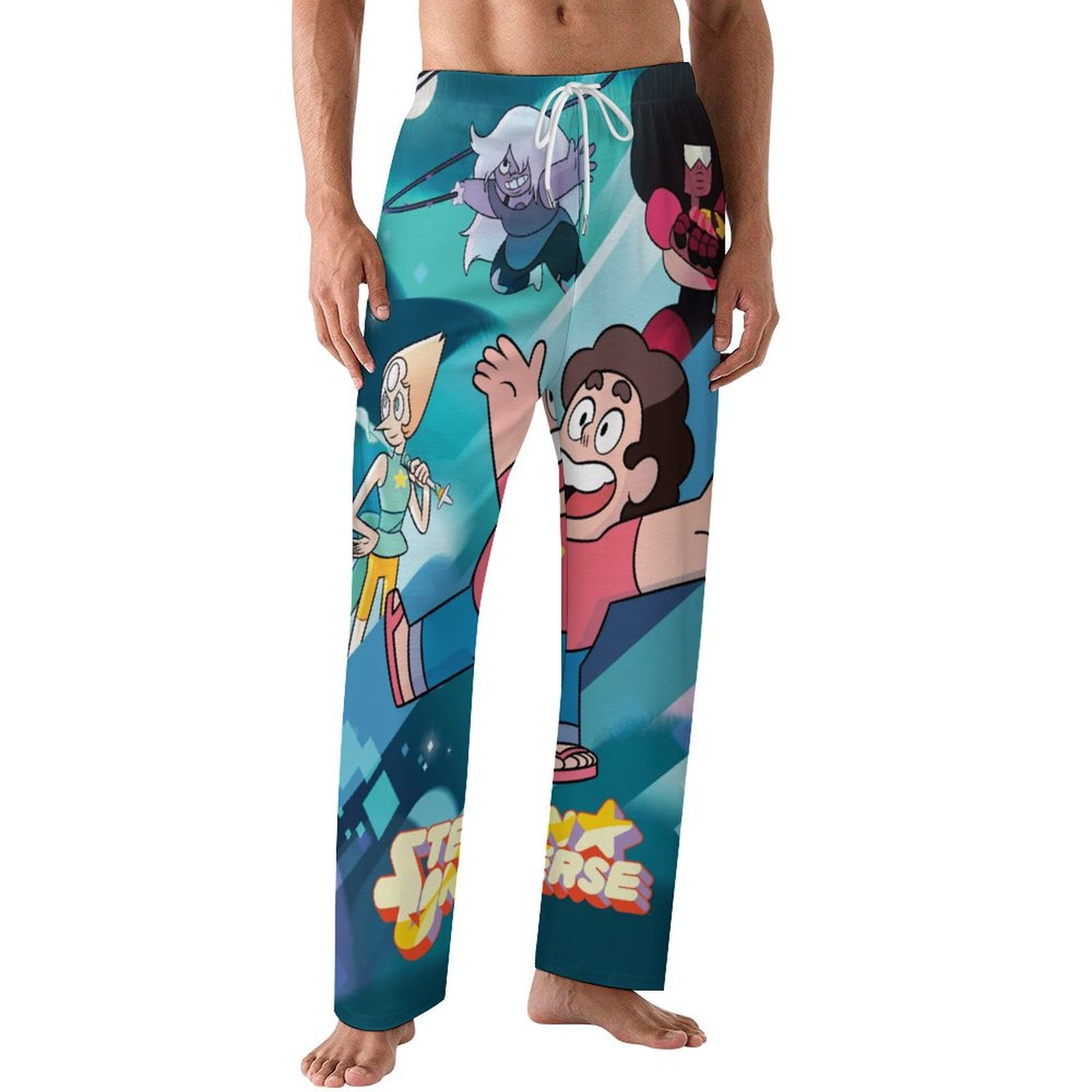 Steven Universe Men Pajama Pants Bottoms Lounge Pants Elastic Waist ...