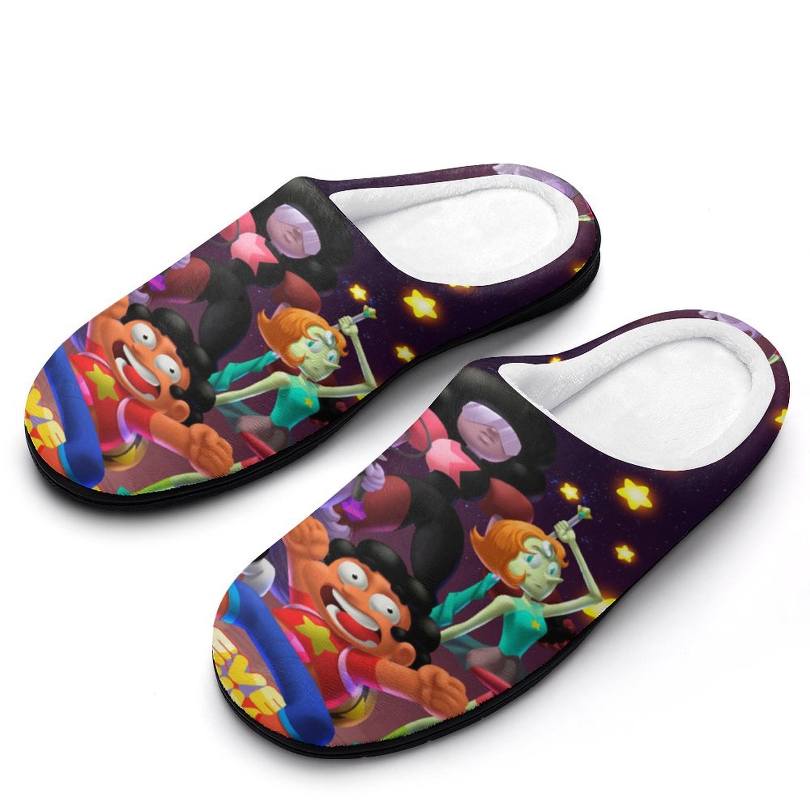 Steven Universe Mens Cozy Slippers Warm Soft Plush Slipper Slip-on ...