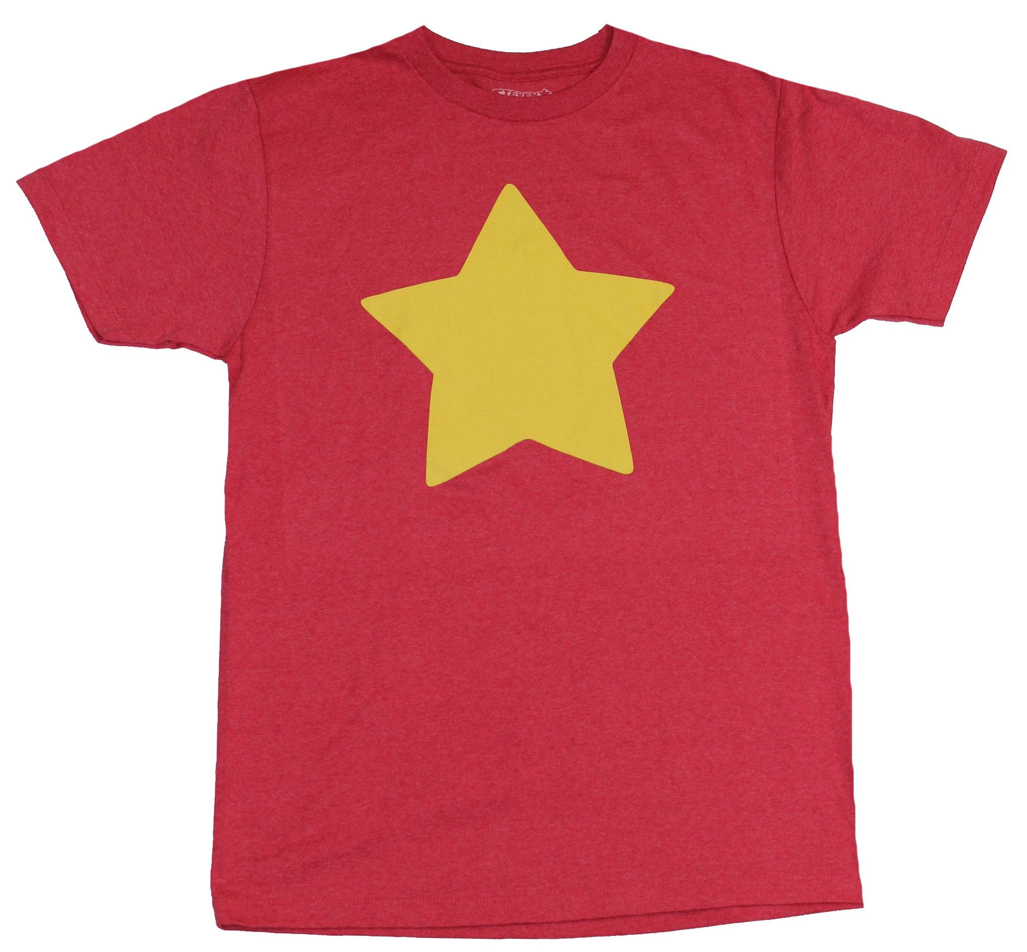Steven Universe Mens T-Shirt - Gold Star Red Costume Front Image (Small ...