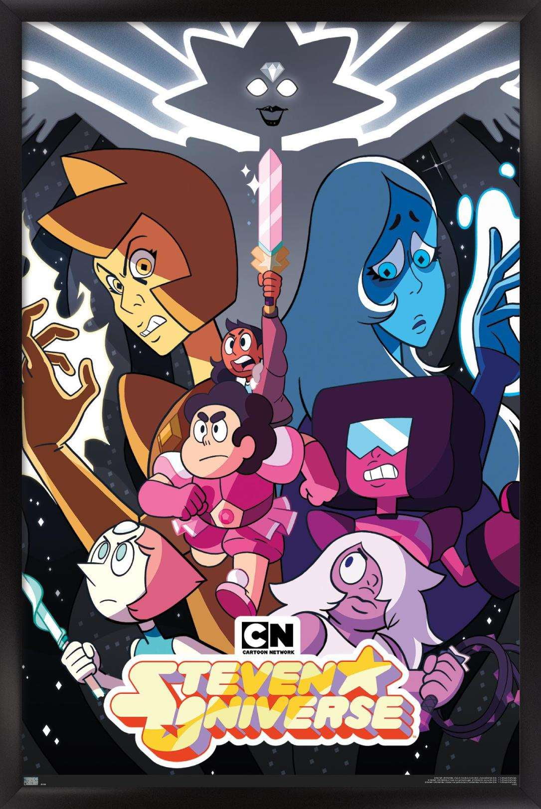 Steven Universe - One Sheet Wall Poster, 14.725" x 22.375", Framed ...