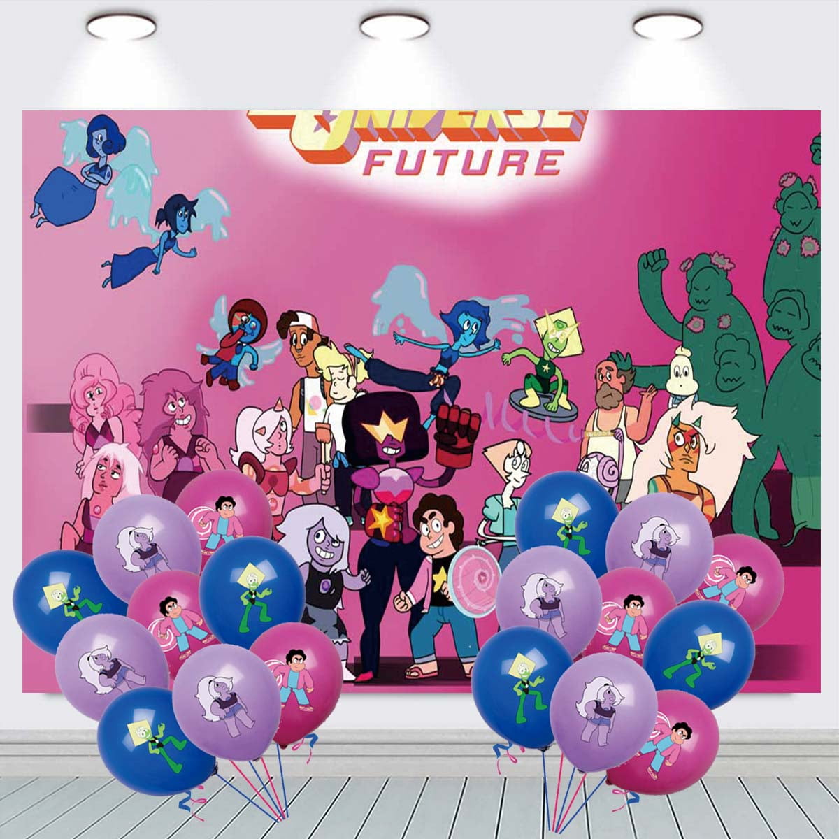 Steven Universe Party Decorations Backdrop Banner Balloons Taspestry ...