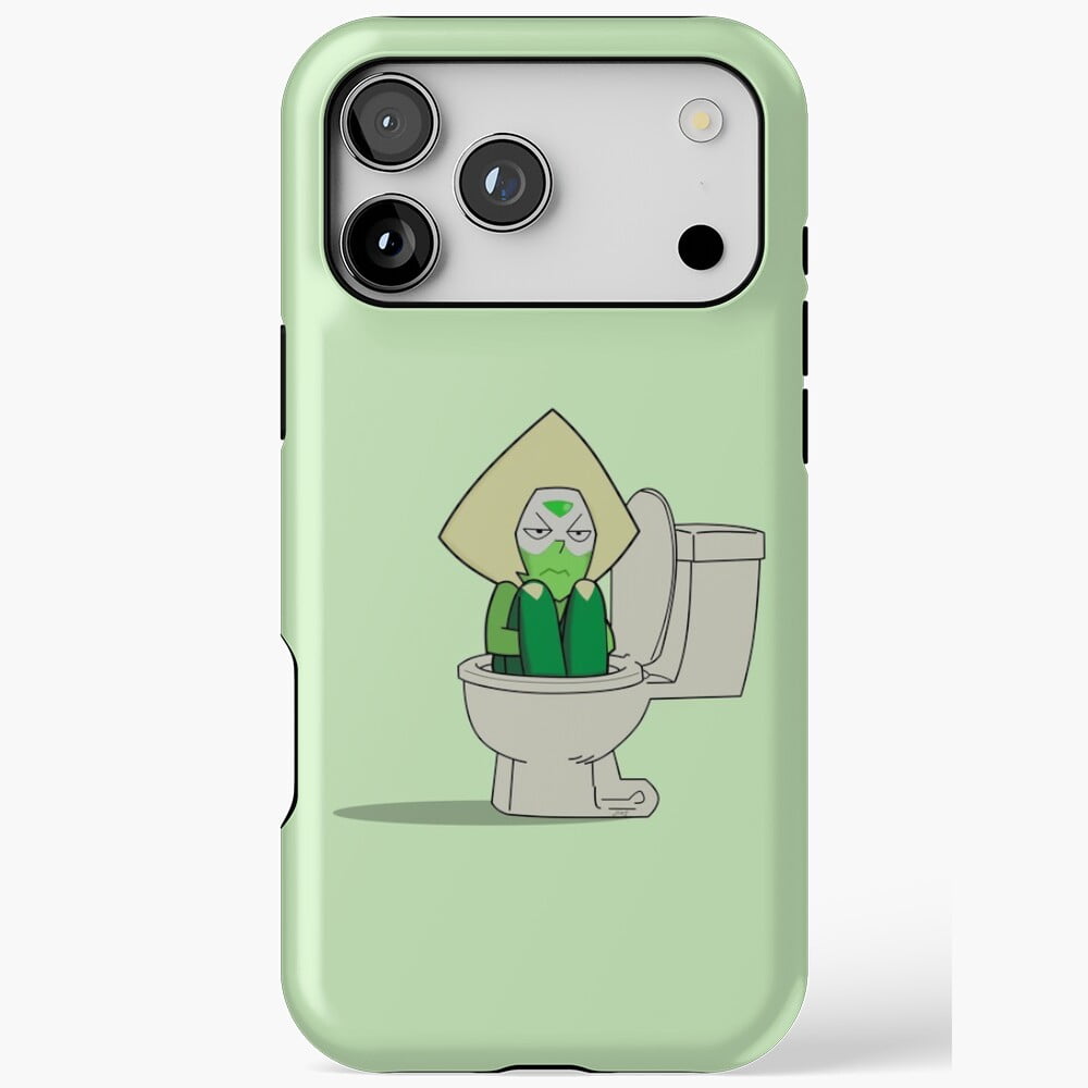 Steven Universe Peridot In The Toilet Funny Scene Art iPhone Case 17 ...