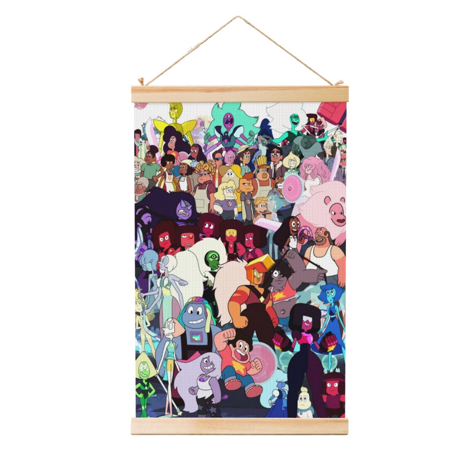Steven Universe Poster Canvas Wooden Shaft Hanging Poster Home Decor ...
