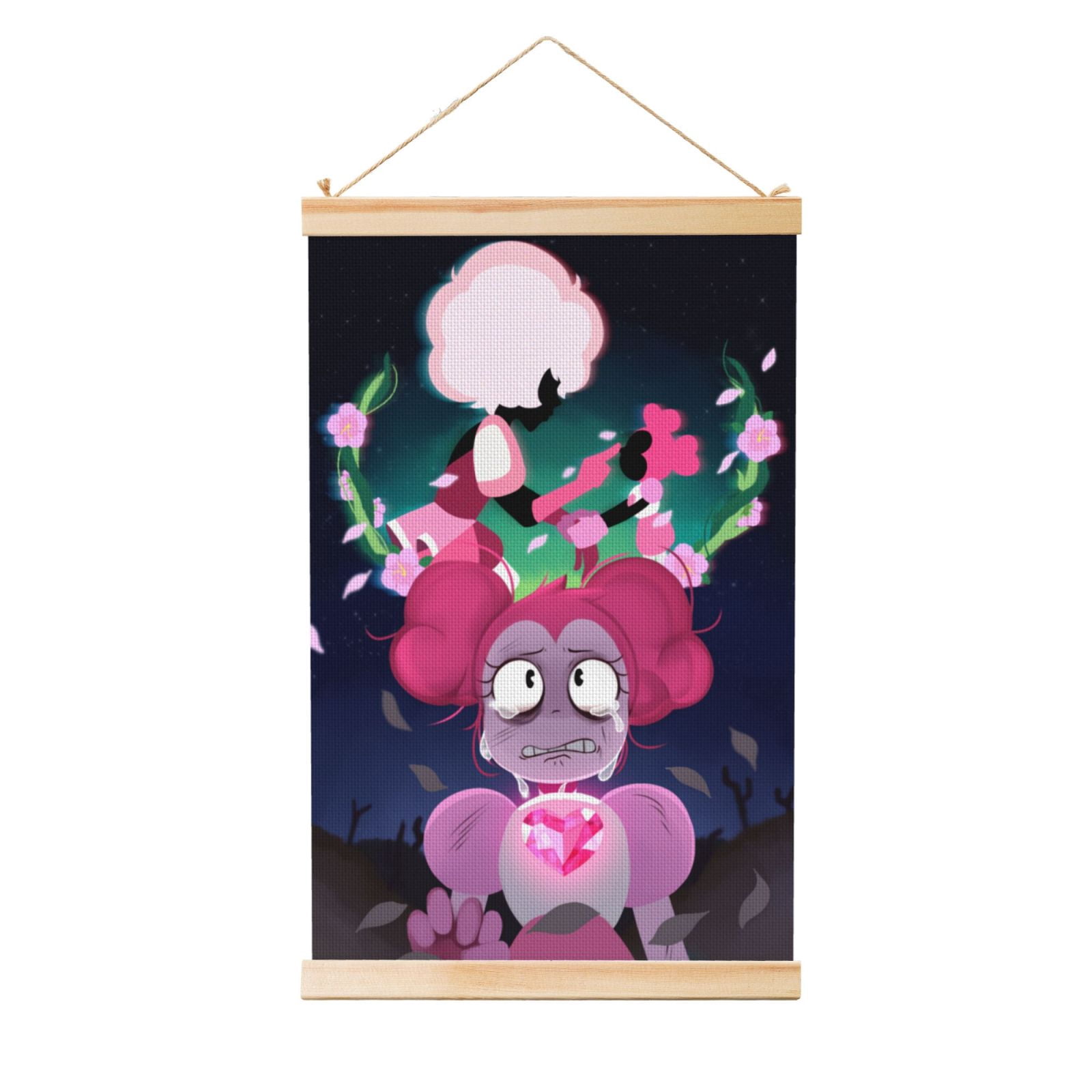 Steven Universe Poster Canvas Wooden Shaft Hanging Poster Home Decor ...