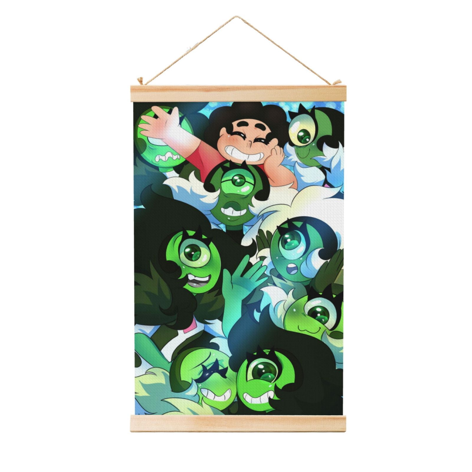 Steven Universe Poster Canvas Wooden Shaft Hanging Poster Home Decor ...