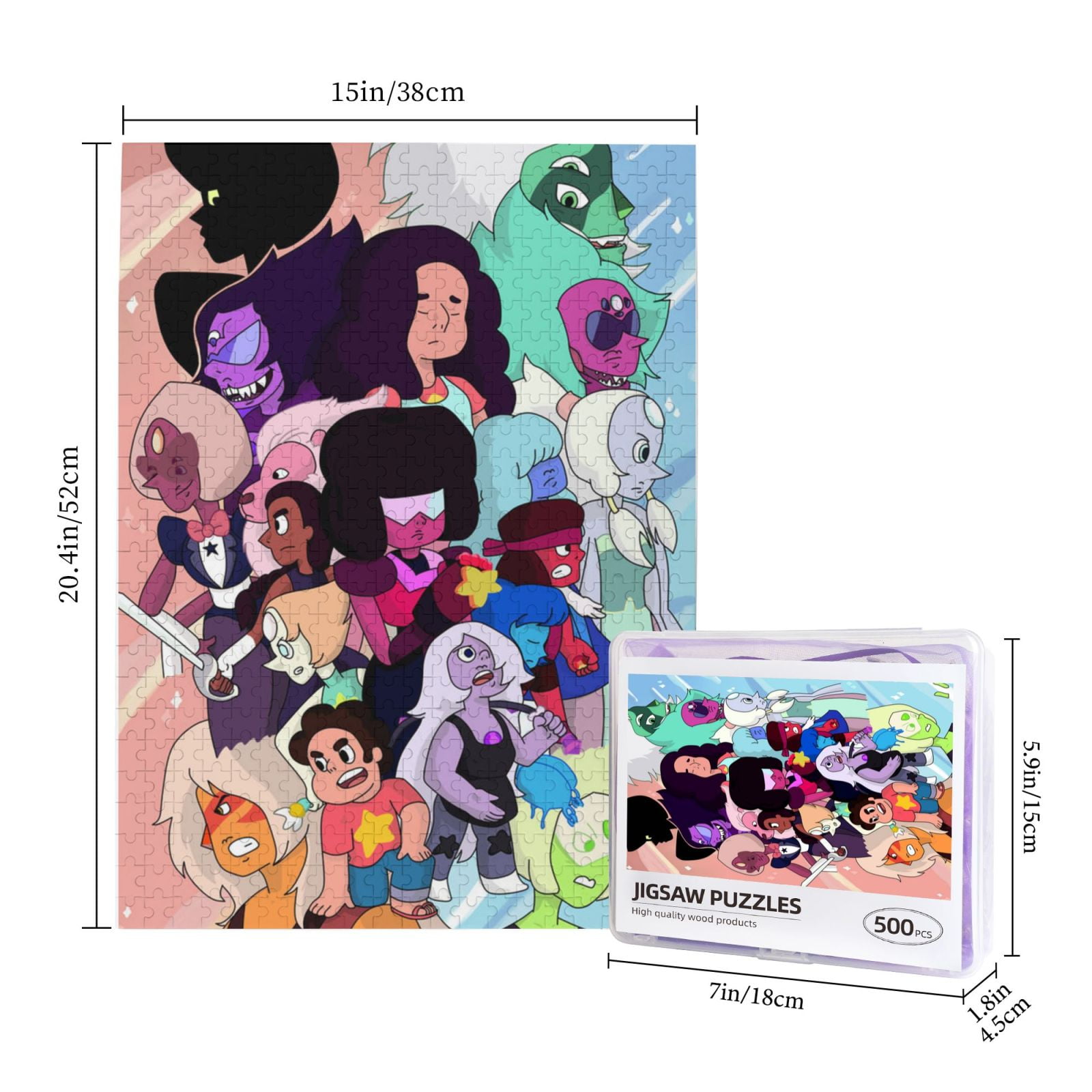 Steven Universe Poster Wooden Jigsaw Puzzles Accessories Intellectual ...
