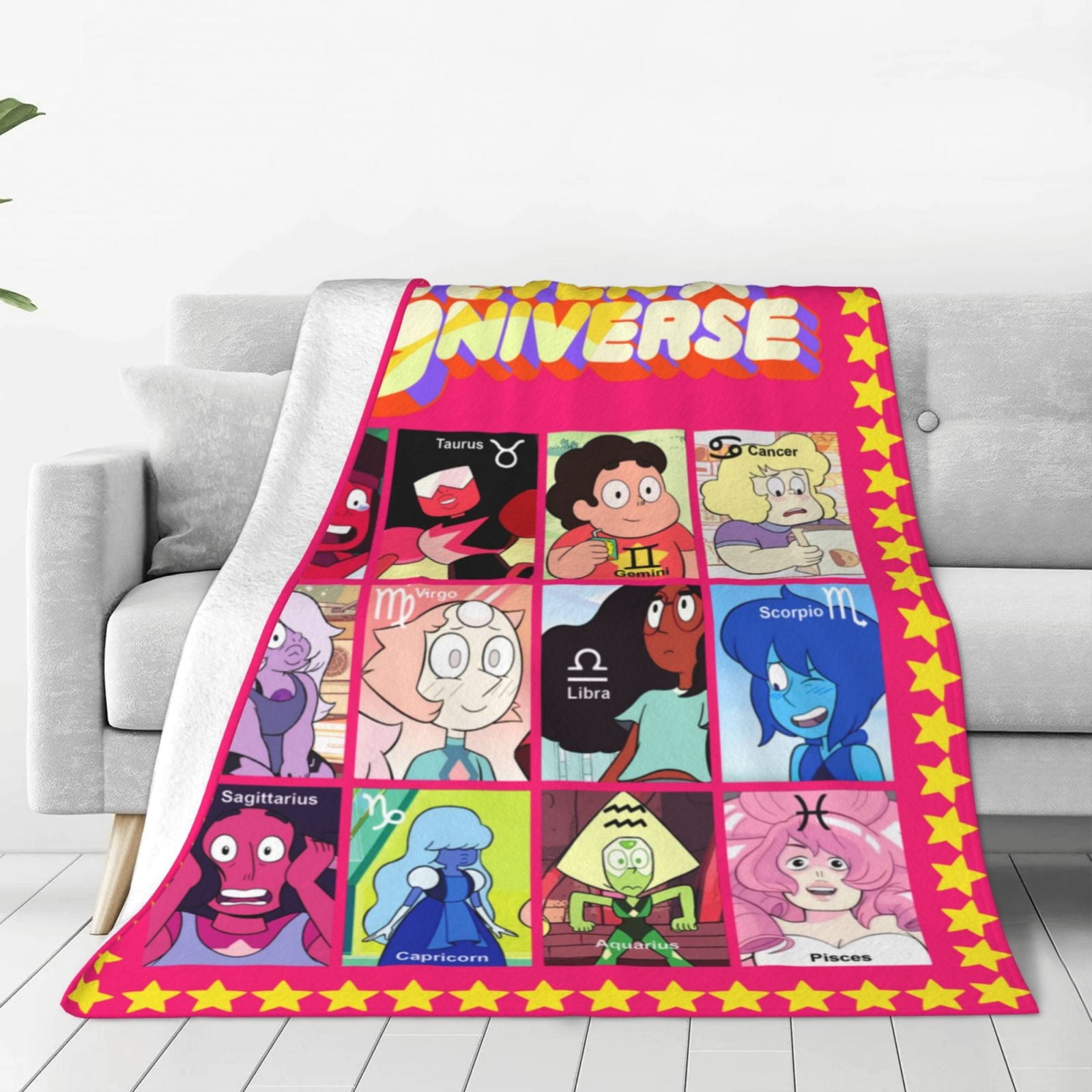 Steven Universe Throw Blanket Couch Bed Sofa Soft Lightweight Warm Cozy ...