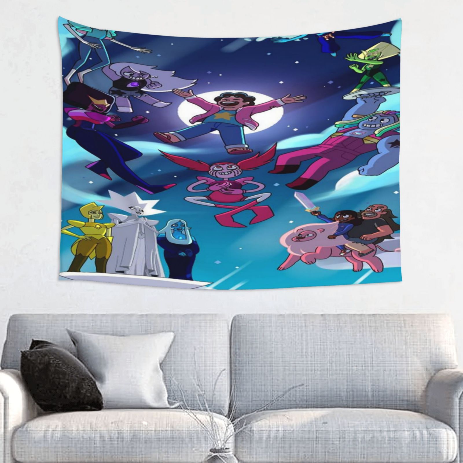 Steven Univer-s Wall Art Cartoon Tapestry Hanging In Bedroom Living ...