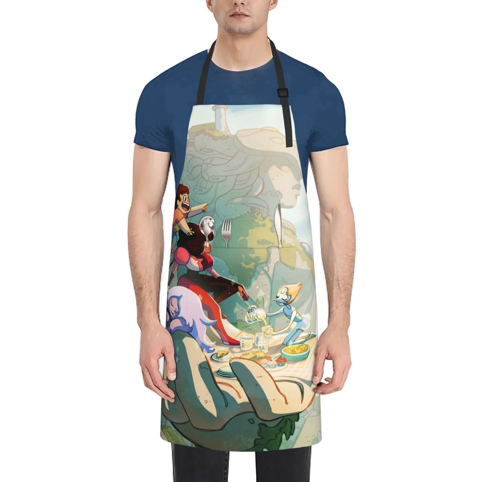Steven Universe Waterproof Cooking Aprons, Adjustable Bib Soft Chef ...