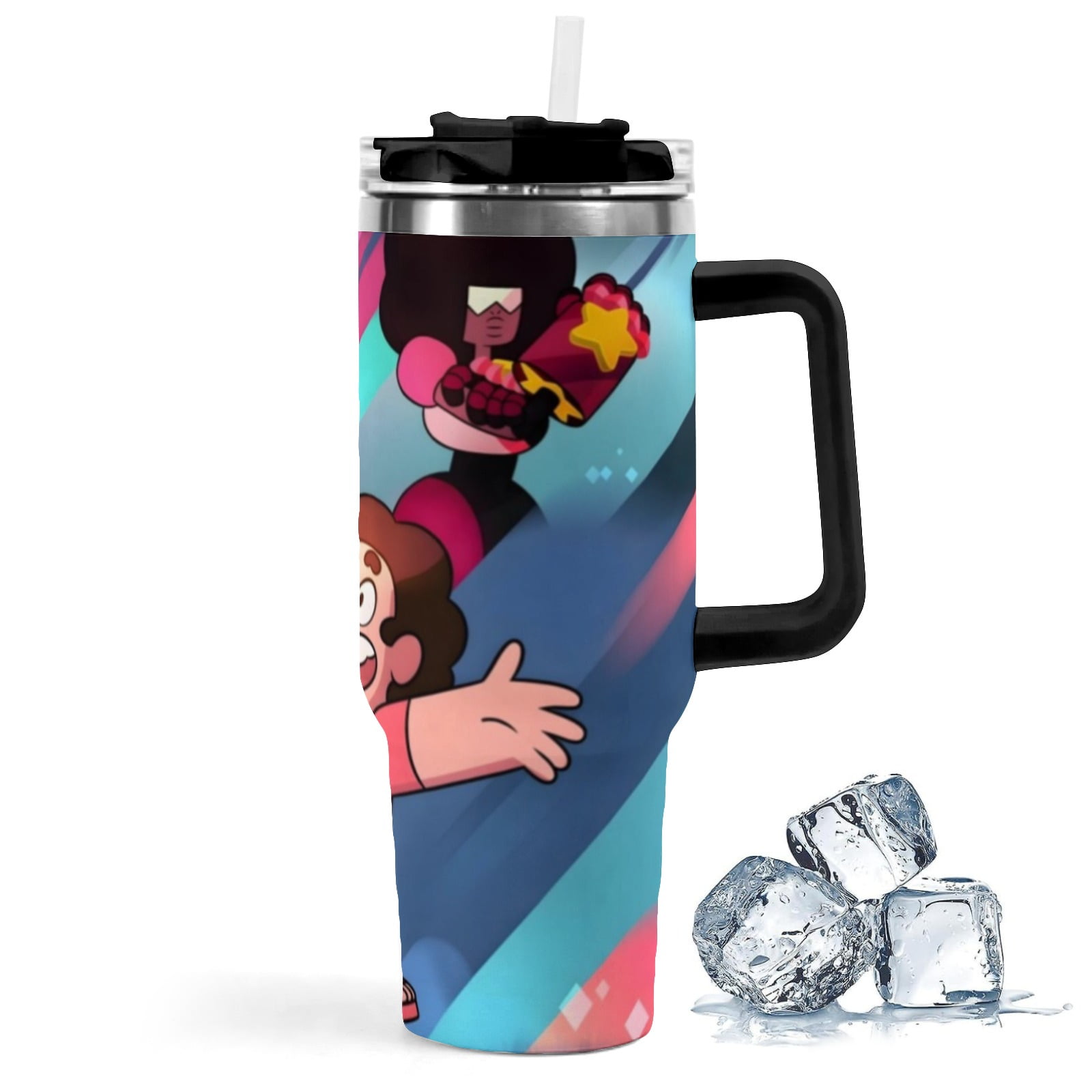 Steven Universe-theme Insulated Stainless Steel Tumbler with Handle ...