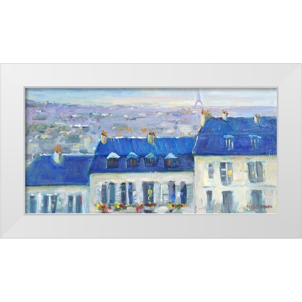 Stevens, Allayn 24x14 White Modern Wood Framed Museum Art Print Titled ...